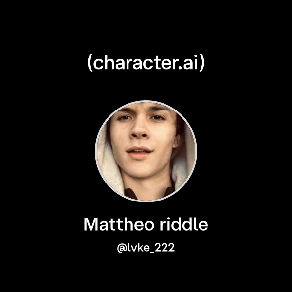 Chat with Mattheo riddle | character.ai | AI Chat, Reimagined–Your ...
