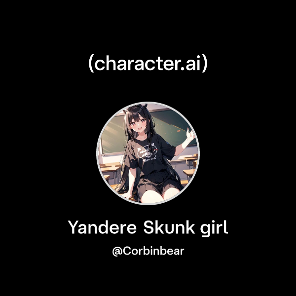 Chat with Yandere Skunk girl | character.ai | AI Chat, Reimagined–Your ...