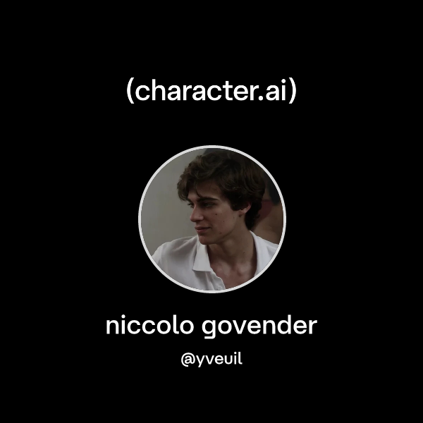 Chat with niccolo govender | character.ai | AI Chat, Reimagined–Your ...