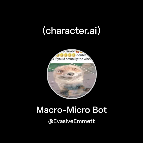 Chat with Macro-Micro Bot | character.ai | AI Chat, Reimagined–Your ...