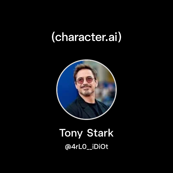 Chat with Tony Stark | character.ai | AI Chat, Reimagined–Your Words ...