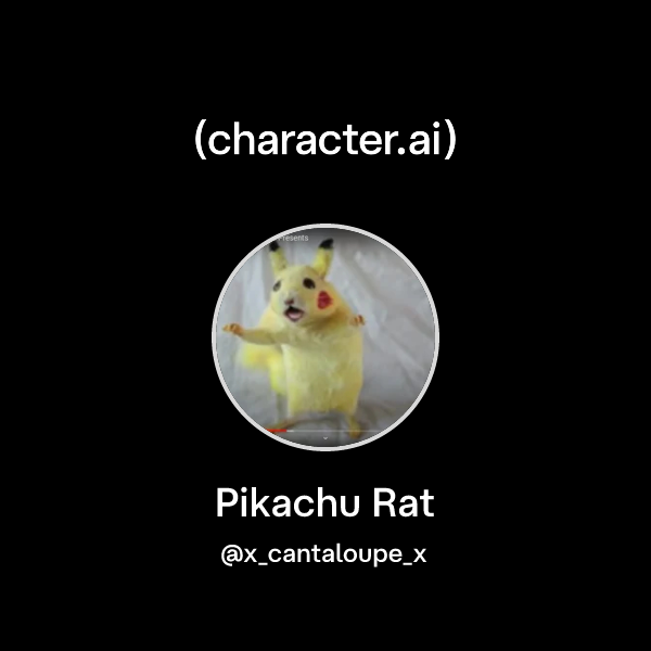 Chat with Pikachu Rat | character.ai | AI Chat, Reimagined–Your Words ...