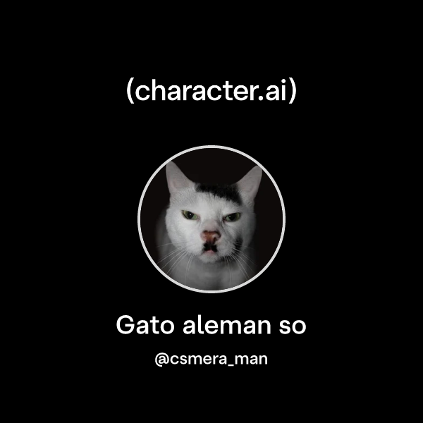 Chat with Gato aleman so | character.ai | AI Chat, Reimagined–Your ...