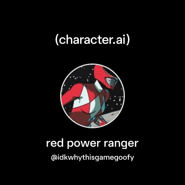 Chat with red power ranger | character.ai | Personalized AI for every ...