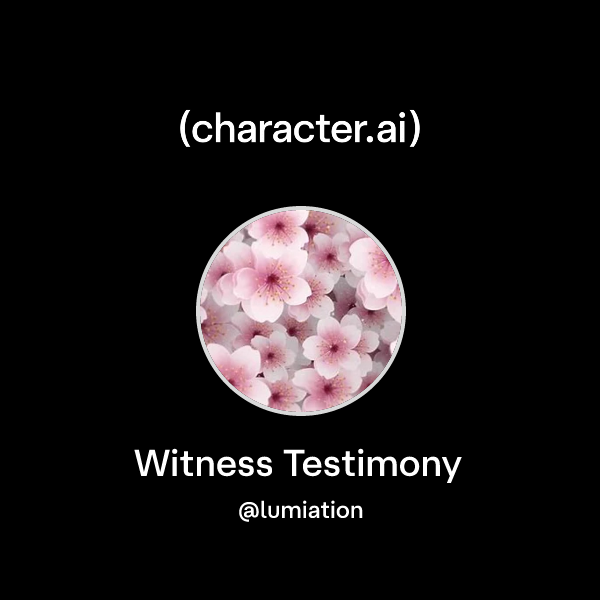 Chat with Witness Testimony | character.ai | Personalized AI for every ...