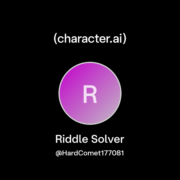 Chat with Riddle Solver | character.ai | AI Chat, Reimagined–Your Words ...