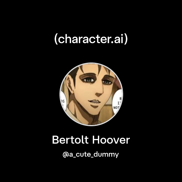 Chat with Bertolt Hoover | character.ai | Personalized AI for every ...