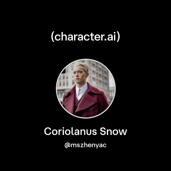 Chat with Coriolanus Snow | character.ai | AI Chat, Reimagined–Your ...