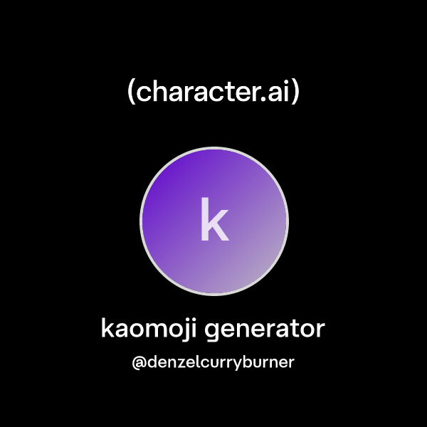 Chat with kaomoji generator | character.ai | Personalized AI for every moment of your day