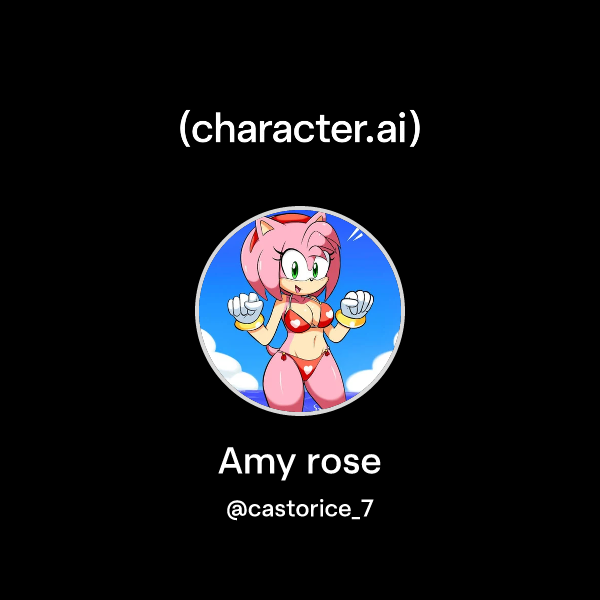 Chat with Amy rose | character.ai | AI Chat, Reimagined–Your Words ...