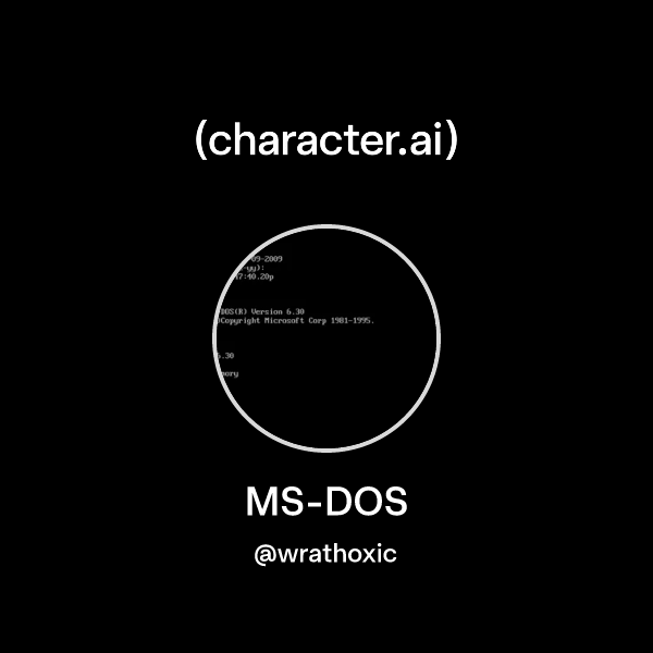 Chat with MS-DOS | character.ai | AI Chat, Reimagined–Your Words. Your ...
