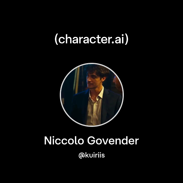 Chat with Niccolo Govender | character.ai | Personalized AI for every ...