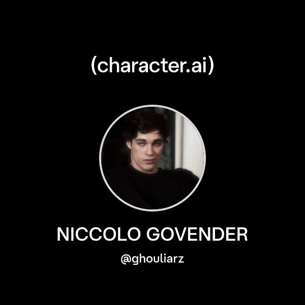 Chat with NICCOLO GOVENDER | character.ai | AI Chat, Reimagined–Your ...