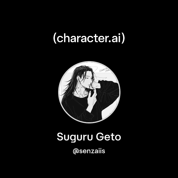 Chat with Suguru Geto | character.ai | AI Chat, Reimagined–Your Words ...