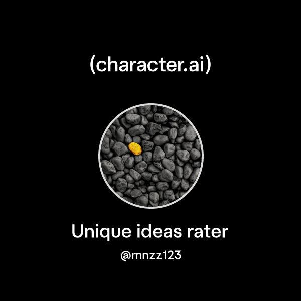 Chat with Unique ideas rater | character.ai | AI Chat, Reimagined–Your ...