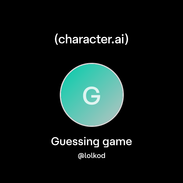 Chat with Guessing game | character.ai | AI Chat, Reimagined–Your Words ...