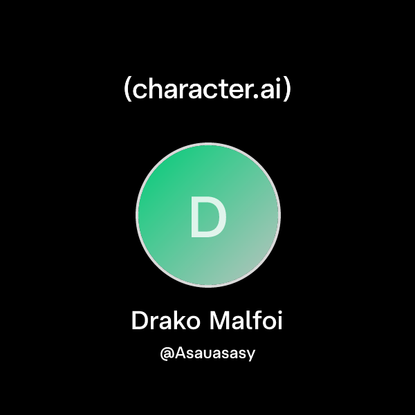 Chat with Drako Malfoi | character.ai | AI Chat, Reimagined–Your Words ...