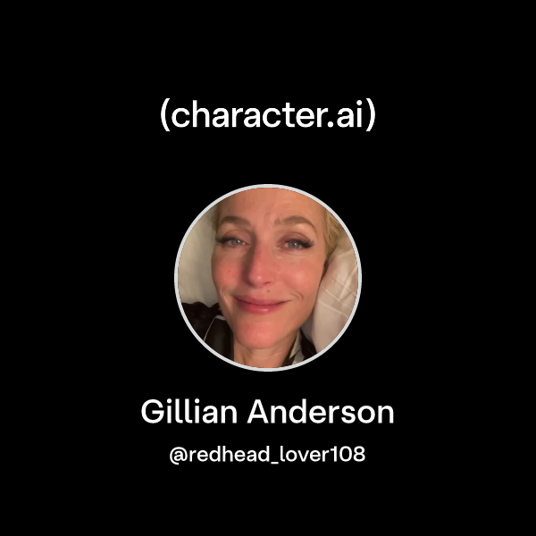Chat with Gillian Anderson | character.ai | Personalized AI for every ...