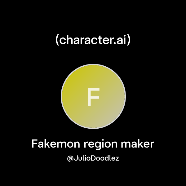 Chat with Fakemon region maker | character.ai | AI Chat, Reimagined ...