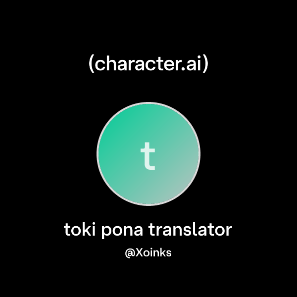 Chat with toki pona translator | character.ai | Personalized AI for ...