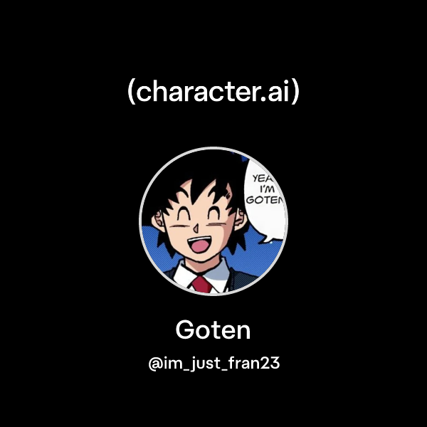 Chat with Goten | character.ai | Personalized AI for every moment of ...