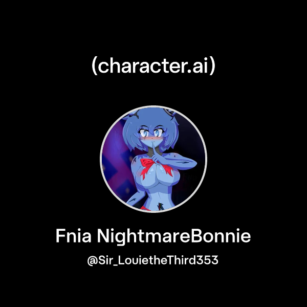 Chat with Fnia NightmareBonnie | character.ai | Personalized AI for ...