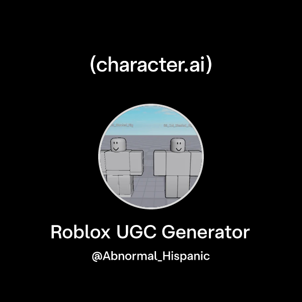Chat with Roblox UGC Generator | character.ai | AI Chat, Reimagined ...