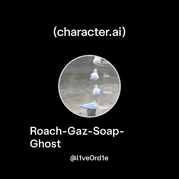 Chat with Roach-Gaz-Soap-Ghost | character.ai | Personalized AI for ...