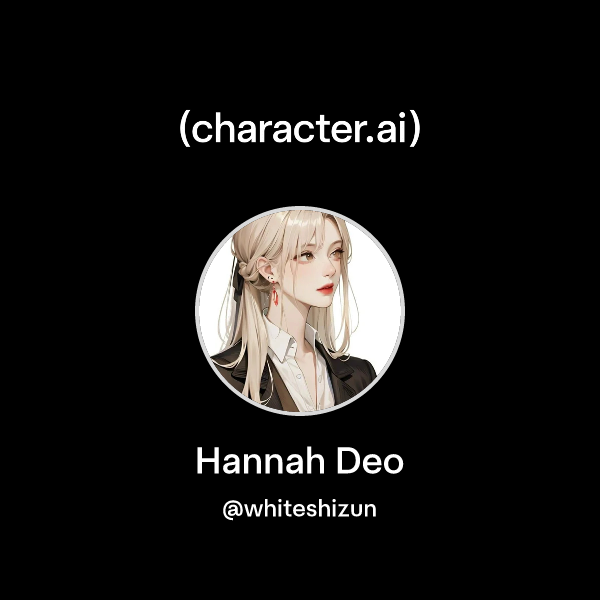 Chat with Hannah Deo | character.ai | AI Chat, Reimagined–Your Words ...