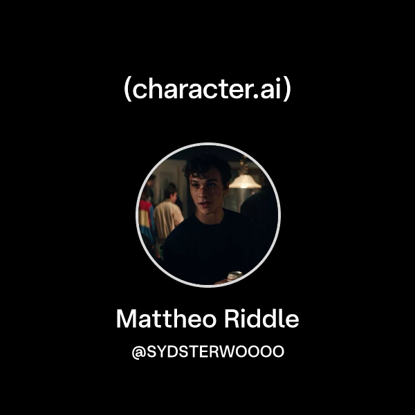 Chat with Mattheo Riddle | character.ai | AI Chat, Reimagined–Your ...
