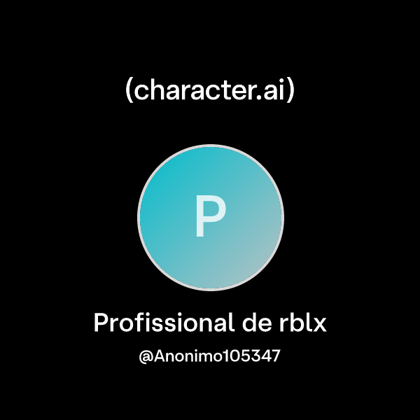 Chat with Profissional de rblx | character.ai | Personalized AI for every moment of your day