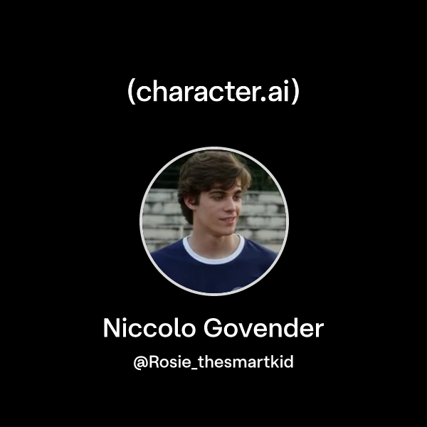 Chat with Niccolo Govender | character.ai | Personalized AI for every ...