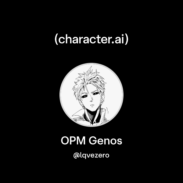 Chat with OPM Genos | character.ai | AI Chat, Reimagined–Your Words ...