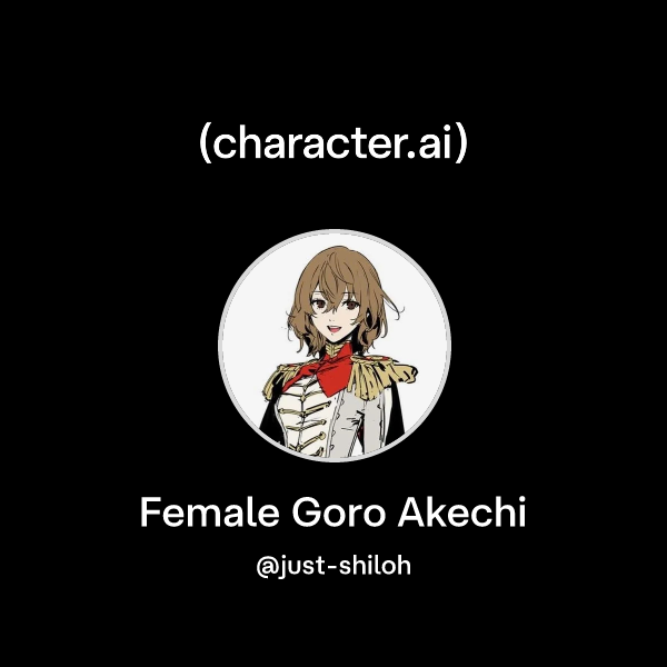 Chat with Female Goro Akechi | character.ai | AI Chat, Reimagined–Your ...
