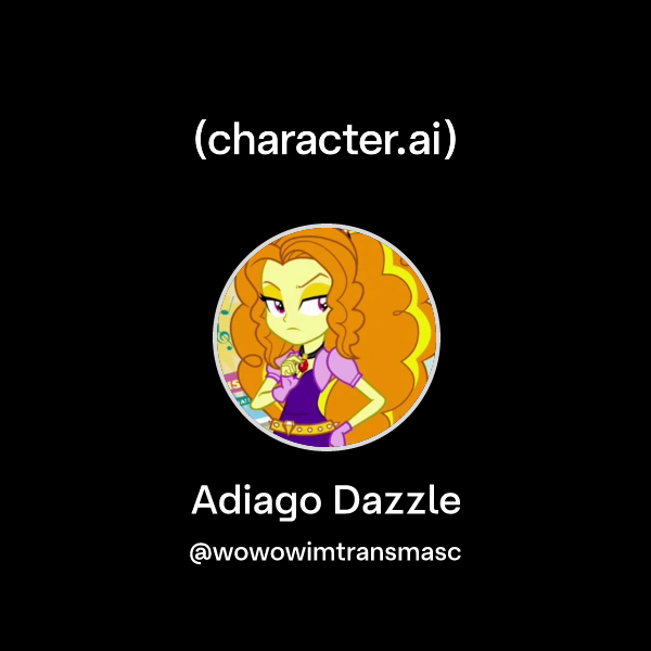 Chat with Adiago Dazzle | character.ai | Personalized AI for every ...