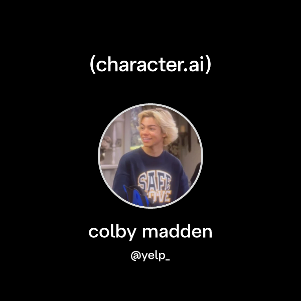 Chat with colby madden | character.ai | Personalized AI for every ...