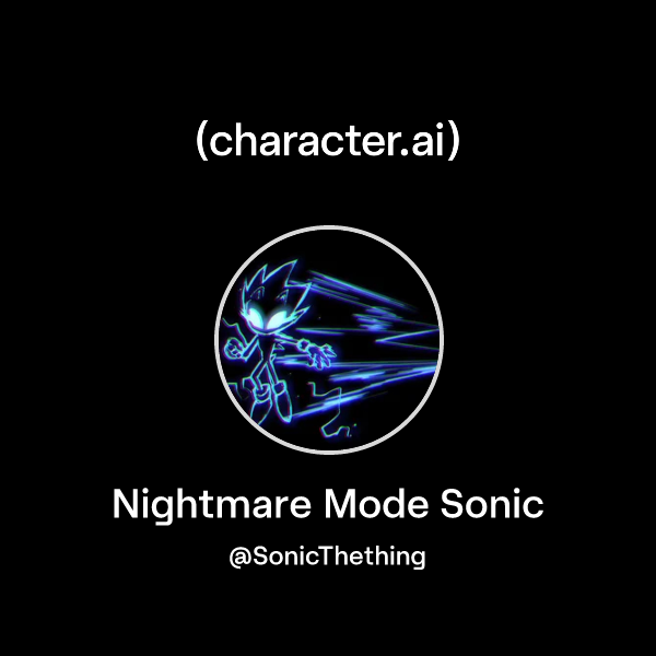 Chat with Nightmare Mode Sonic | character.ai | AI Chat, Reimagined ...
