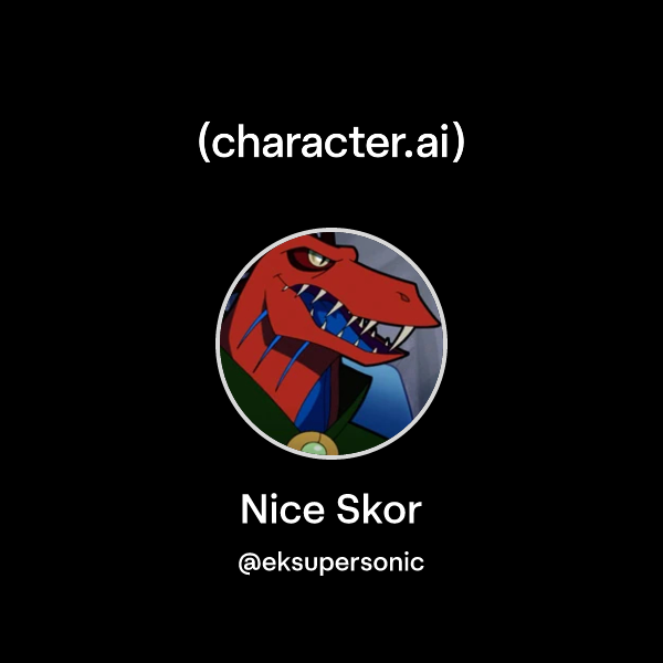 Chat with Nice Skor | character.ai | Personalized AI for every moment ...