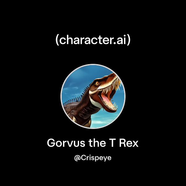 Chat with Gorvus the T Rex | character.ai | AI Chat, Reimagined–Your ...