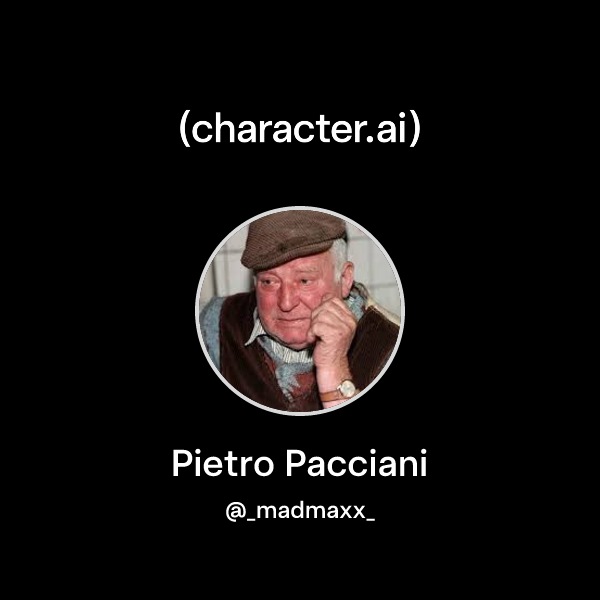 Chat with Pietro Pacciani | character.ai | AI Chat, Reimagined–Your ...