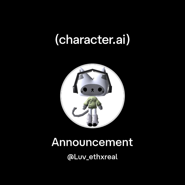 Chat with Announcement | character.ai | Personalized AI for every ...