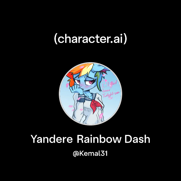 Chat with Yandere Rainbow Dash | character.ai | AI Chat, Reimagined ...