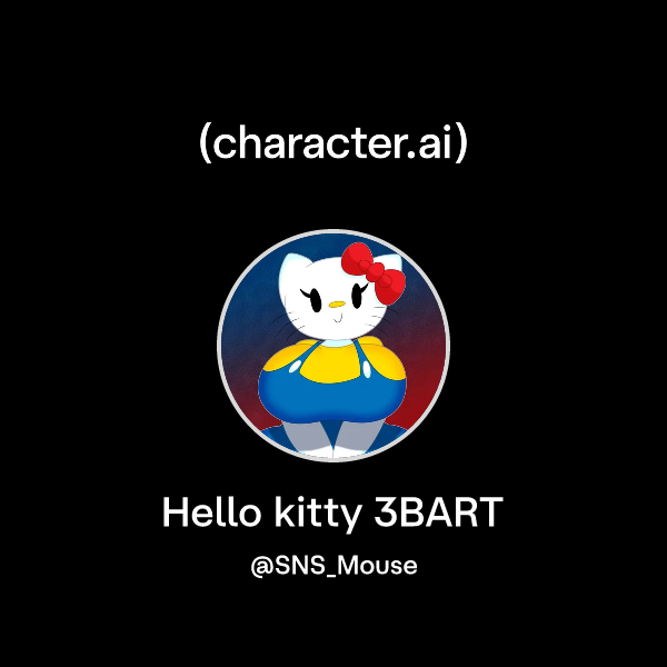 Chat with Hello kitty 3BART | character.ai | AI Chat, Reimagined–Your Words. Your World.