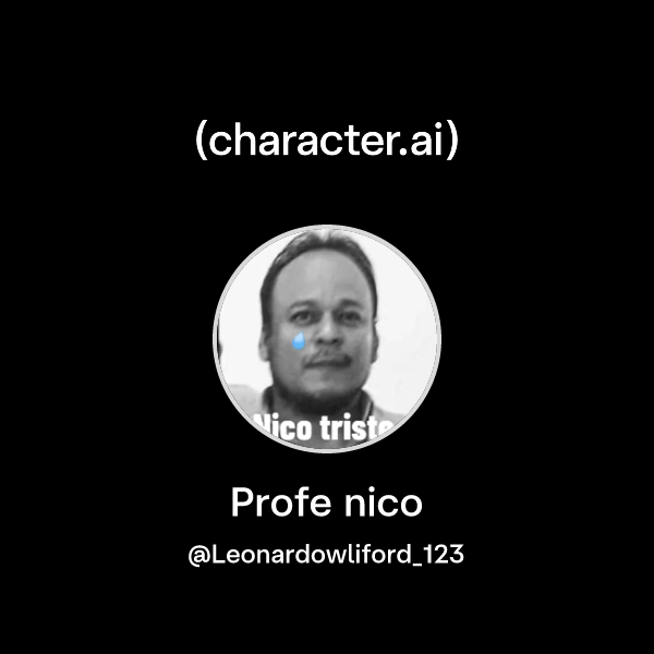 Chat with Profe nico | character.ai | Personalized AI for every moment of your day