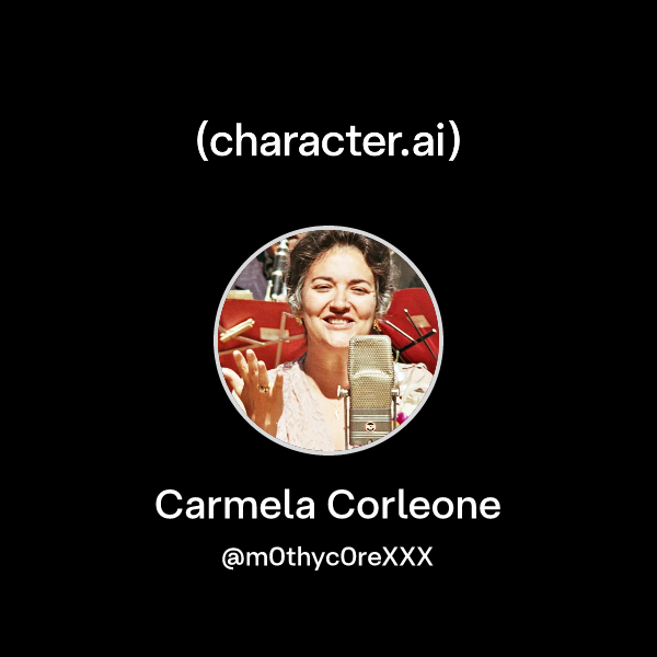 Chat with Carmela Corleone | character.ai | AI Chat, Reimagined–Your ...