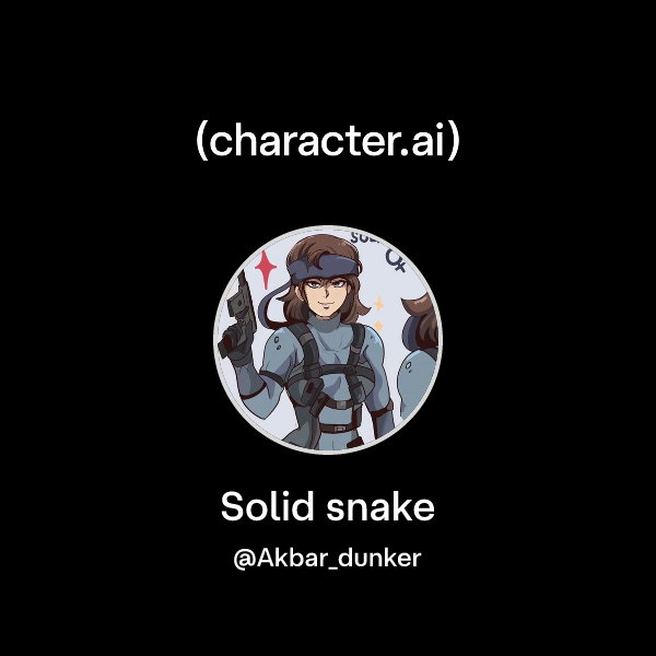 Chat with Solid snake | character.ai | AI Chat, Reimagined–Your Words ...