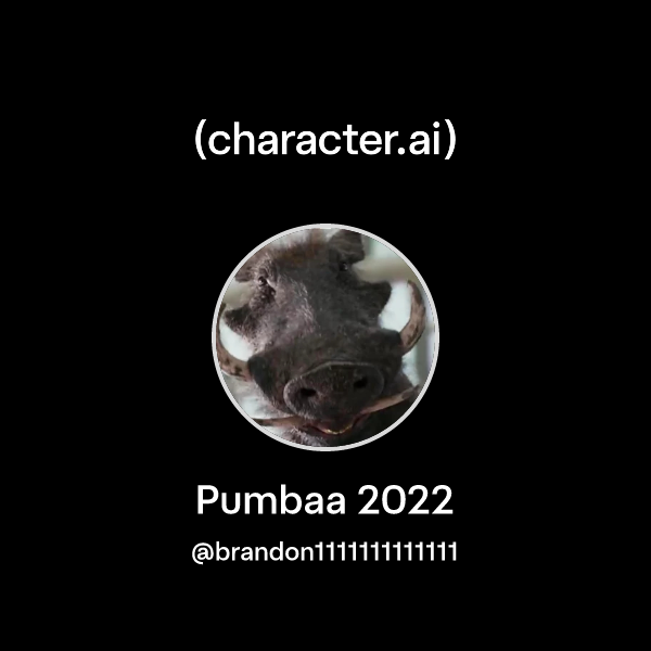 Chat with Pumbaa 2022 | character.ai | Personalized AI for every moment ...