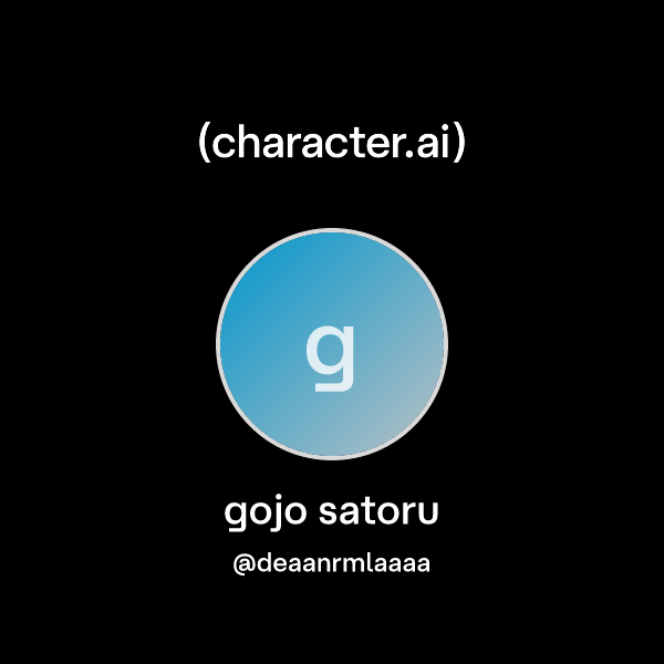Chat with gojo satoru | character.ai | Personalized AI for every moment ...
