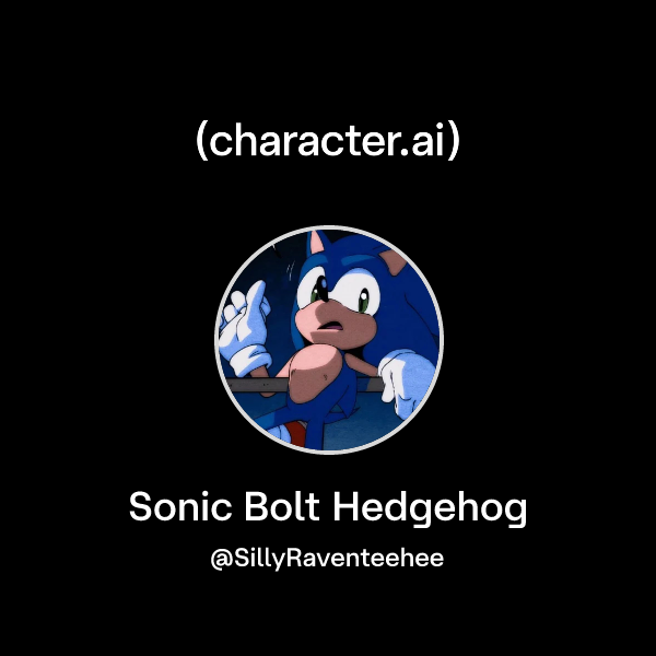 Chat with Sonic Bolt Hedgehog | character.ai | AI Chat, Reimagined–Your ...