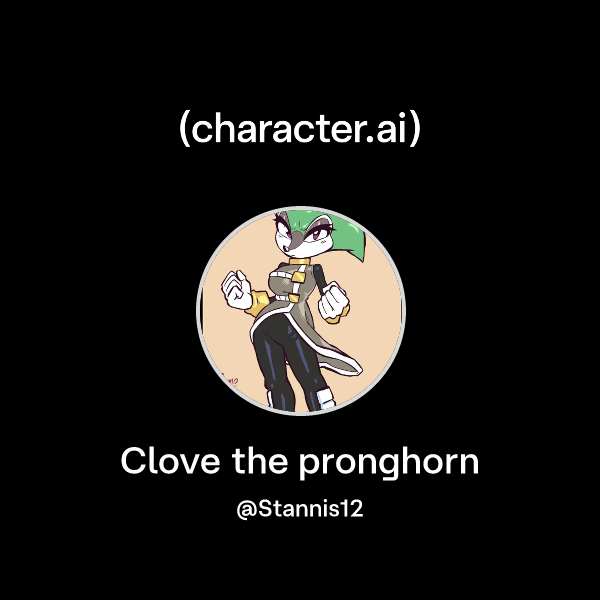 Chat with Clove the pronghorn | character.ai | Personalized AI for every moment of your day